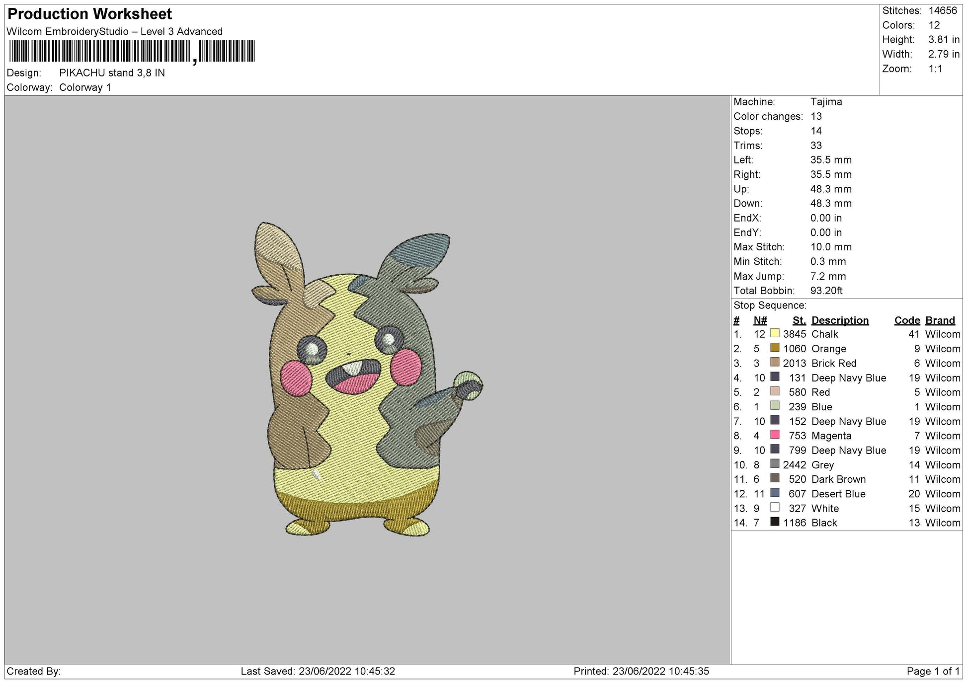 Pikachu Stand – embrostudio