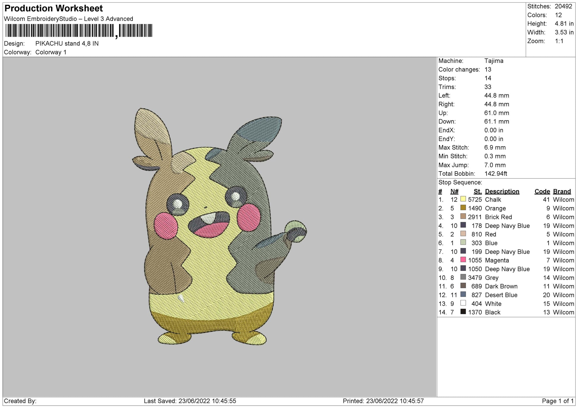 Pikachu Stand – embrostudio