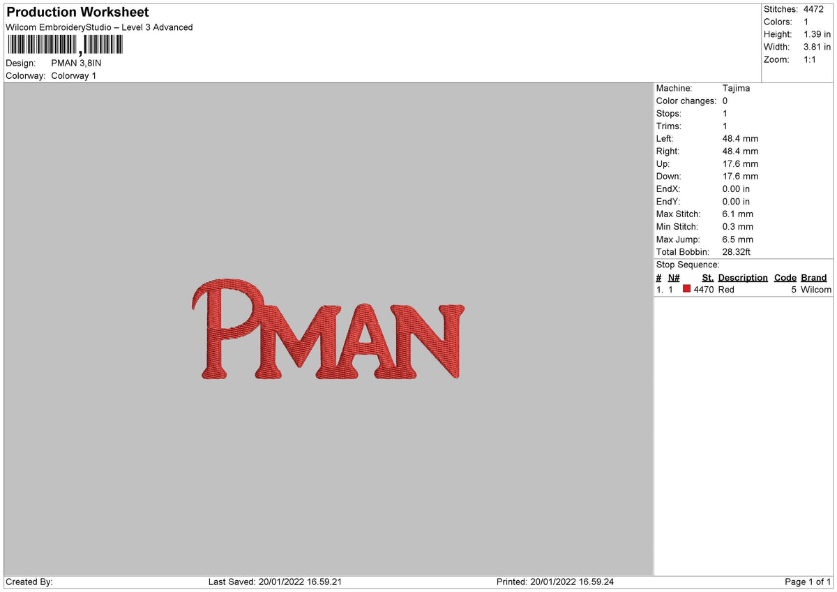 Pman Embroidery – embrostudio