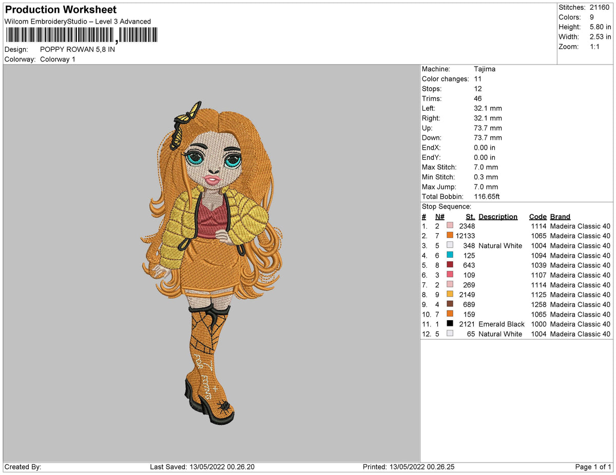 Poppy Rowan Embroidery – embrostudio