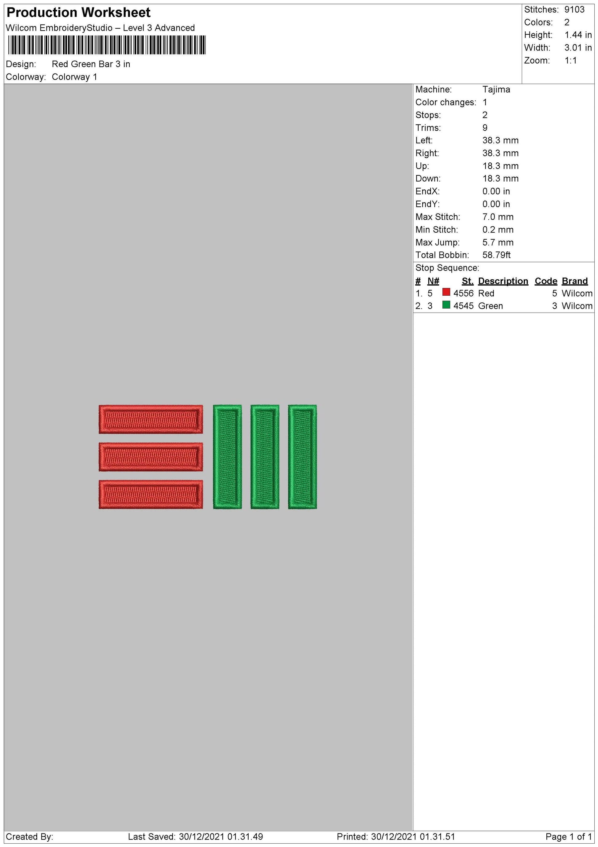 Red Green Bar – embrostudio