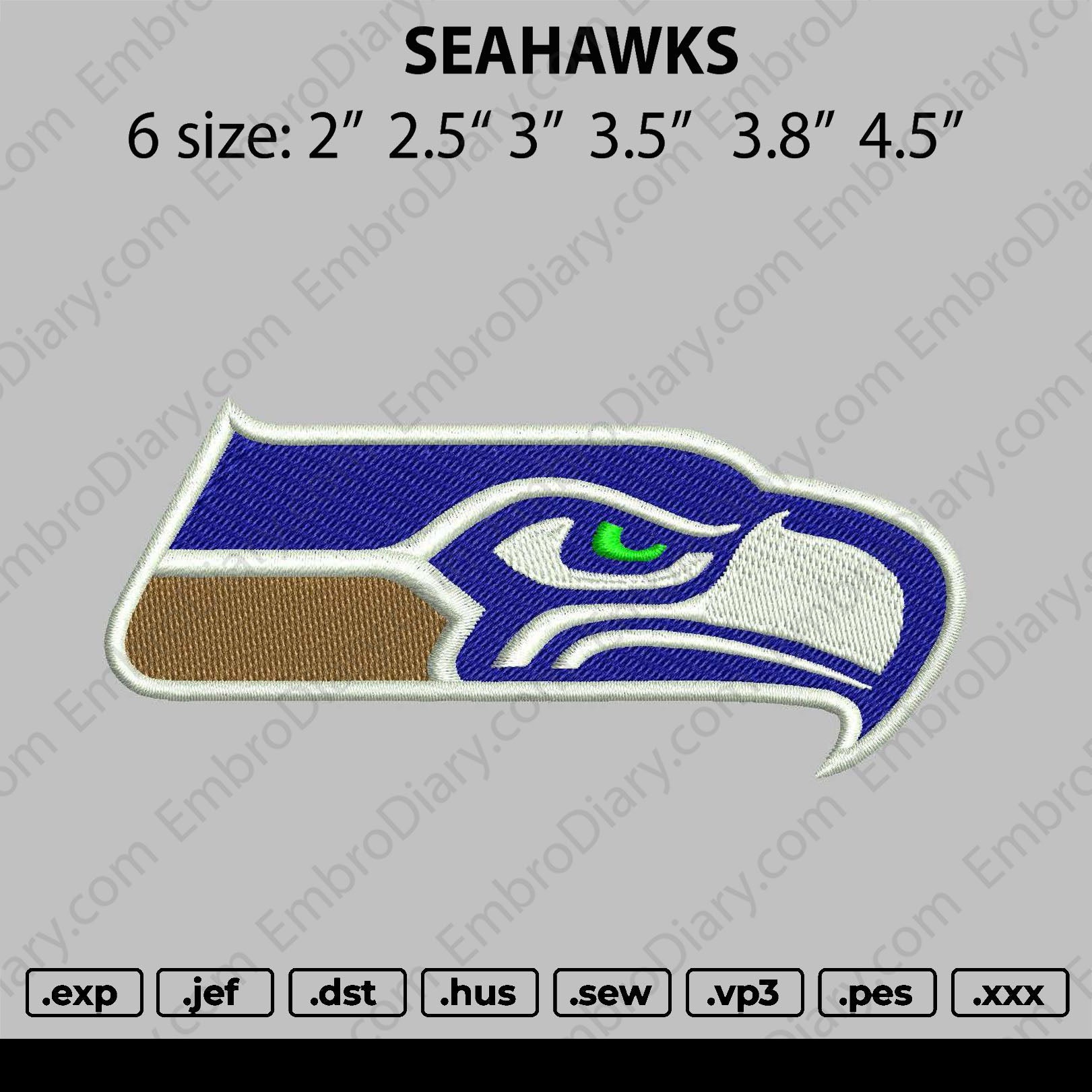 Seahawks Embroidery – embrostudio