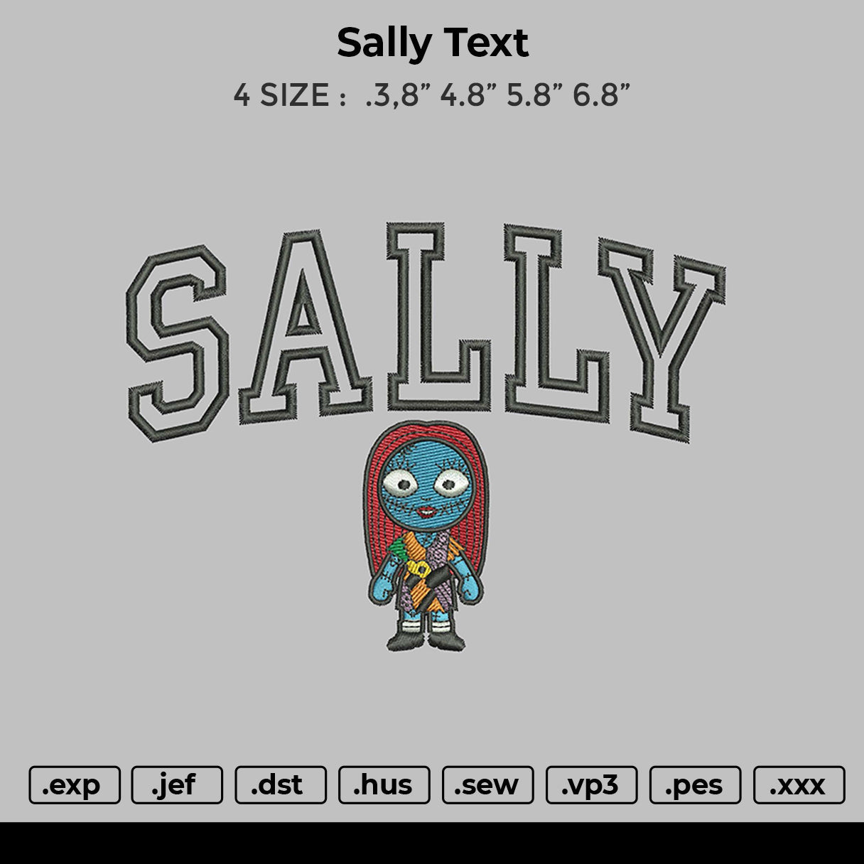 Sally Text – embrostudio