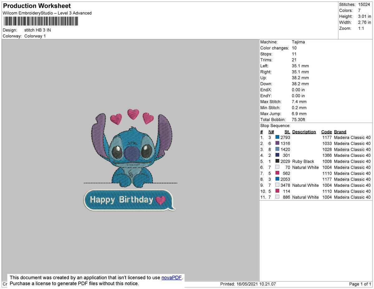 Stitch HB – embrostudio