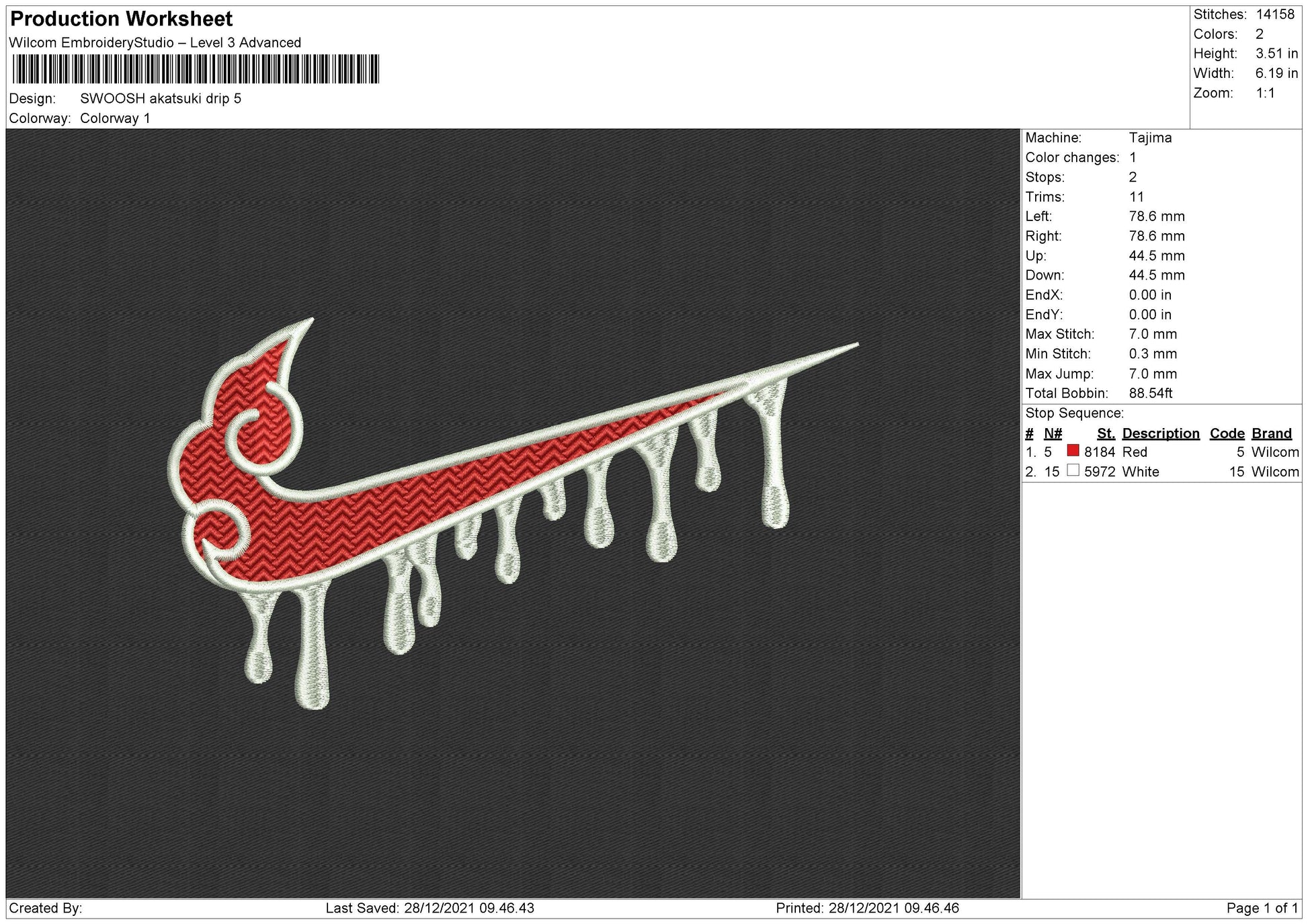 Swoosh Akatsuki Drip – embrostudio