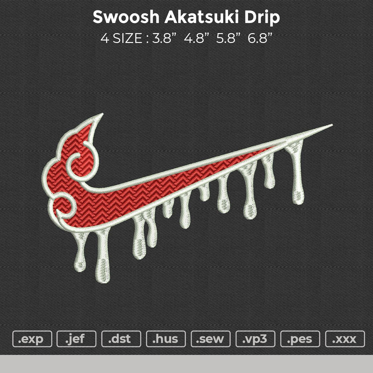 Swoosh Akatsuki Drip – embrostudio