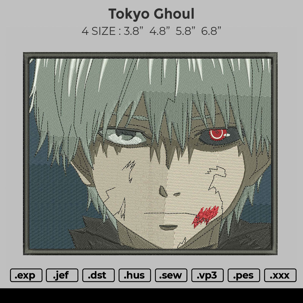 Tokyo Ghoul Embroidery – embrostudio