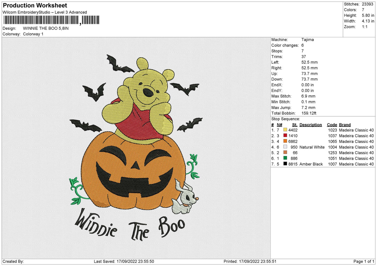 WINNIE THE BOO – embrostudio