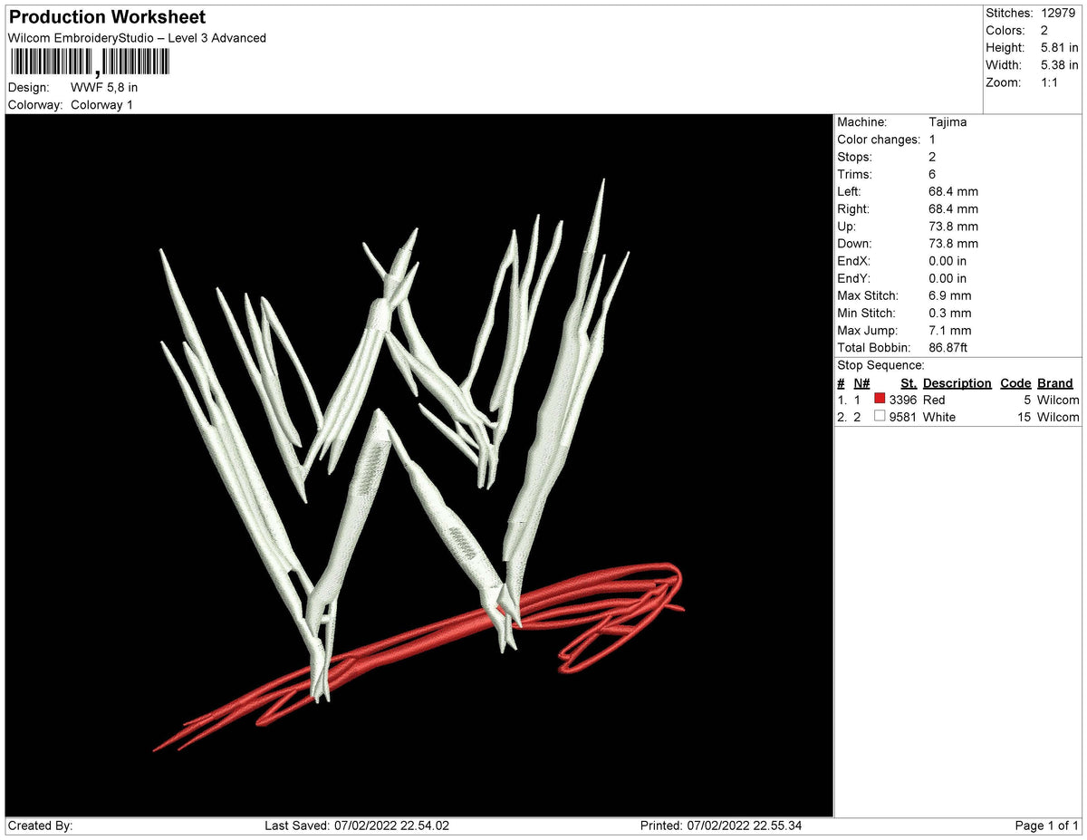 WWF Embroidery – embrostudio