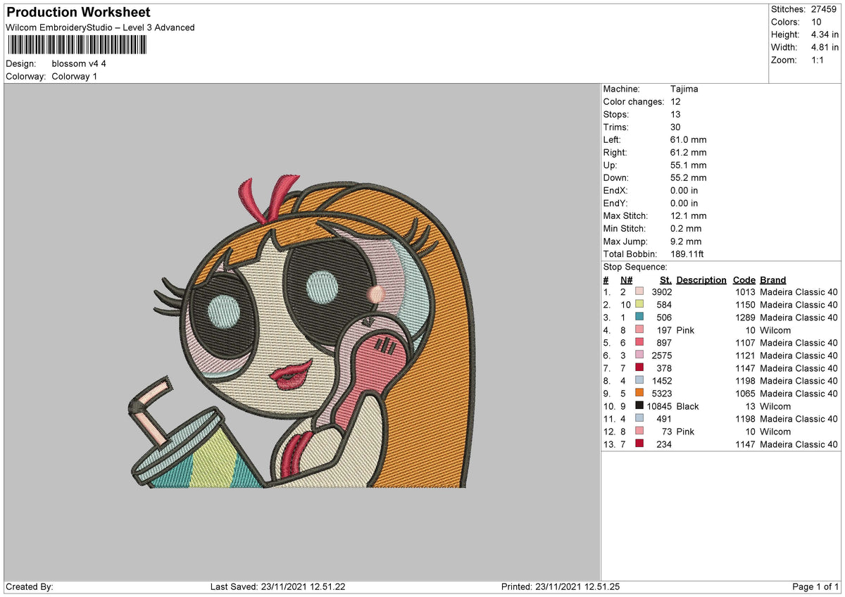Blossom V4 Embroidery – embrostudio
