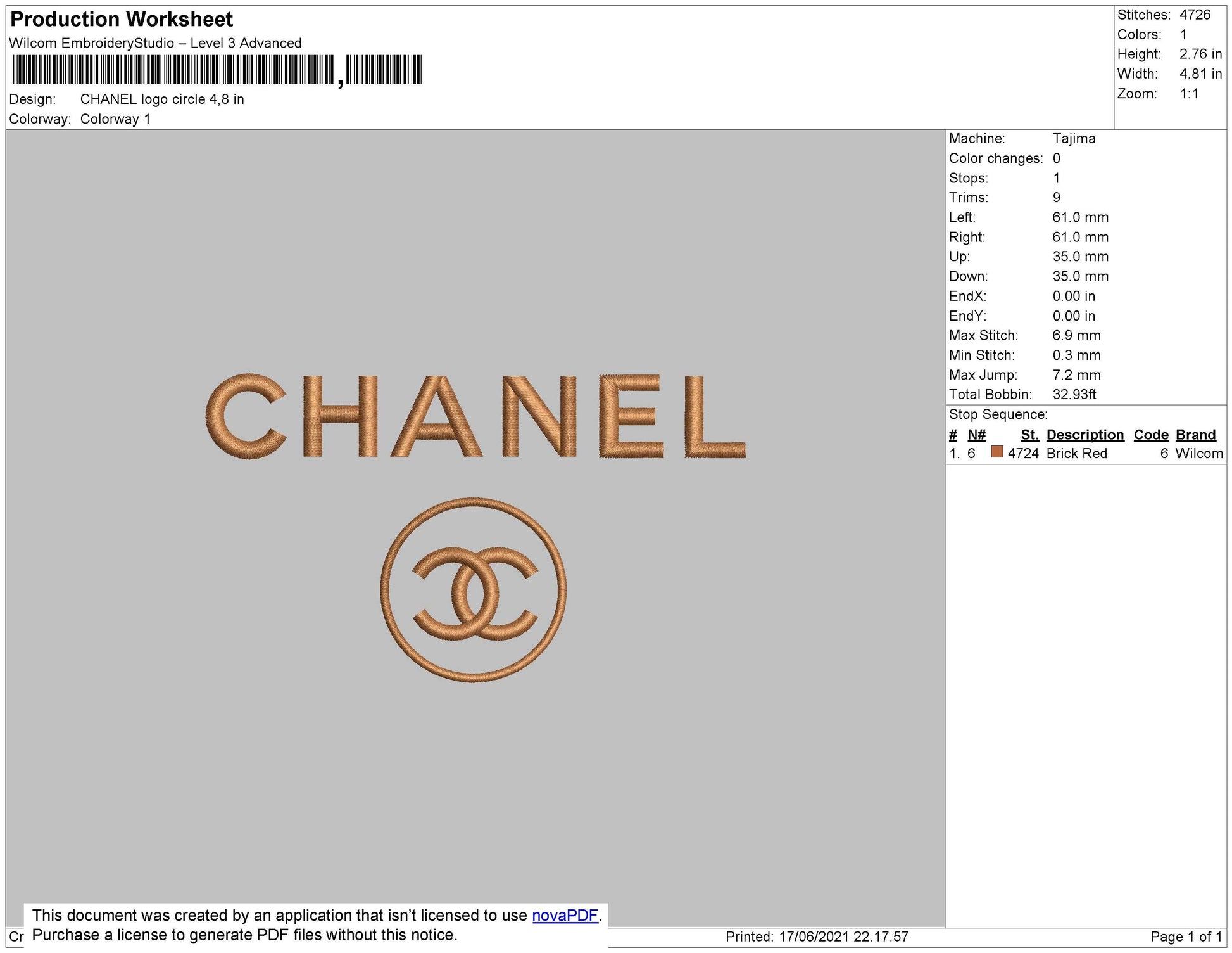 Chanel Logo Circle – embrostudio