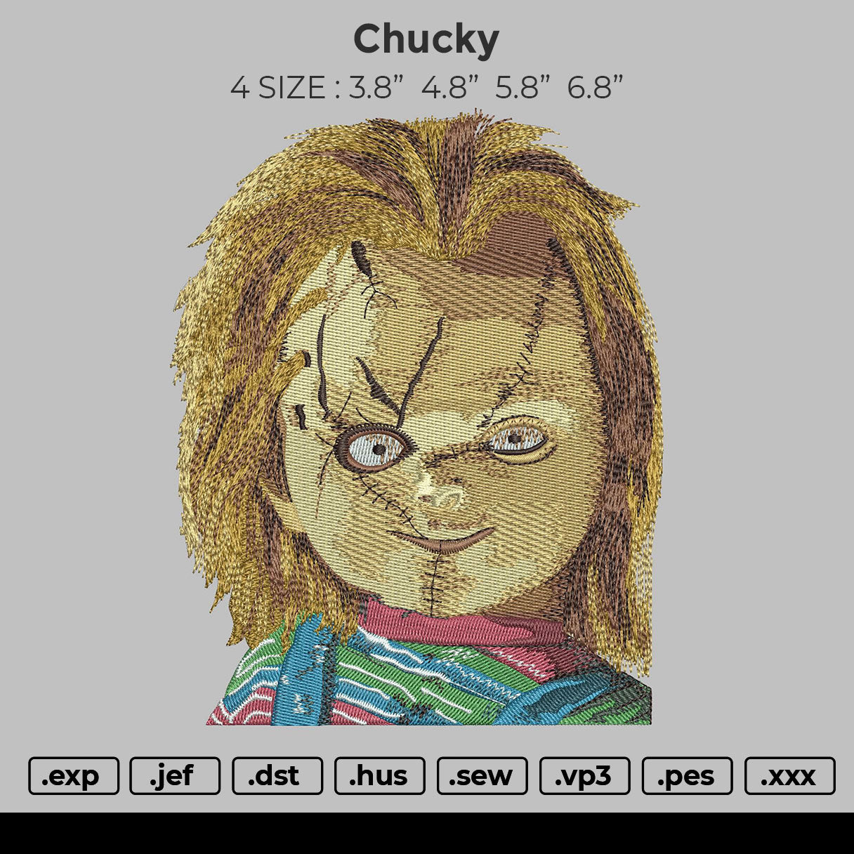 Chucky Embroidery – embrostudio