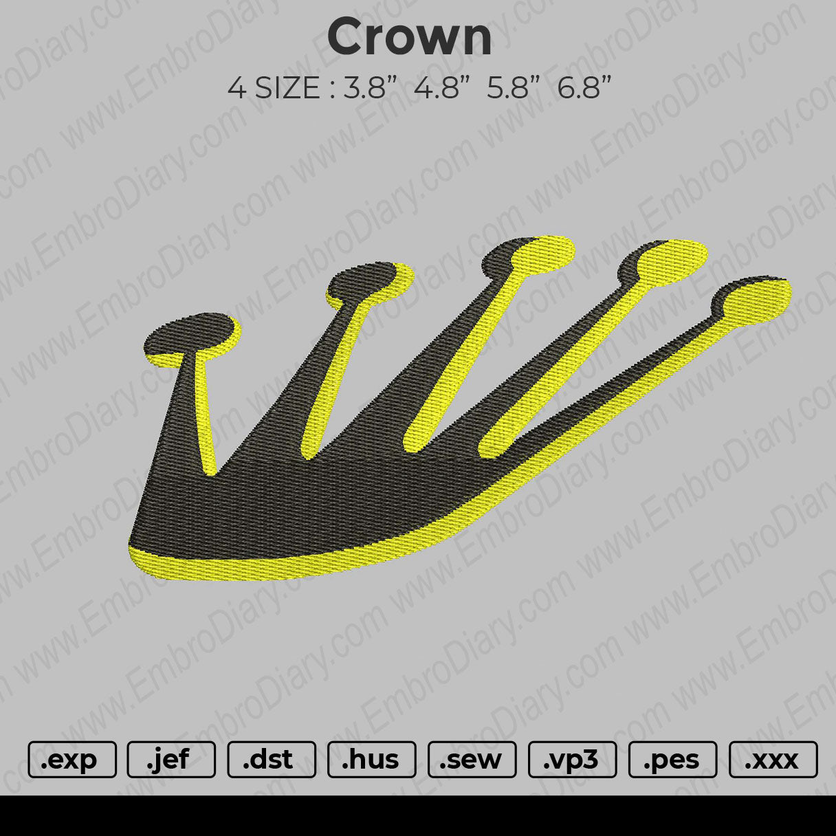 Crown Embroidery – embrostudio