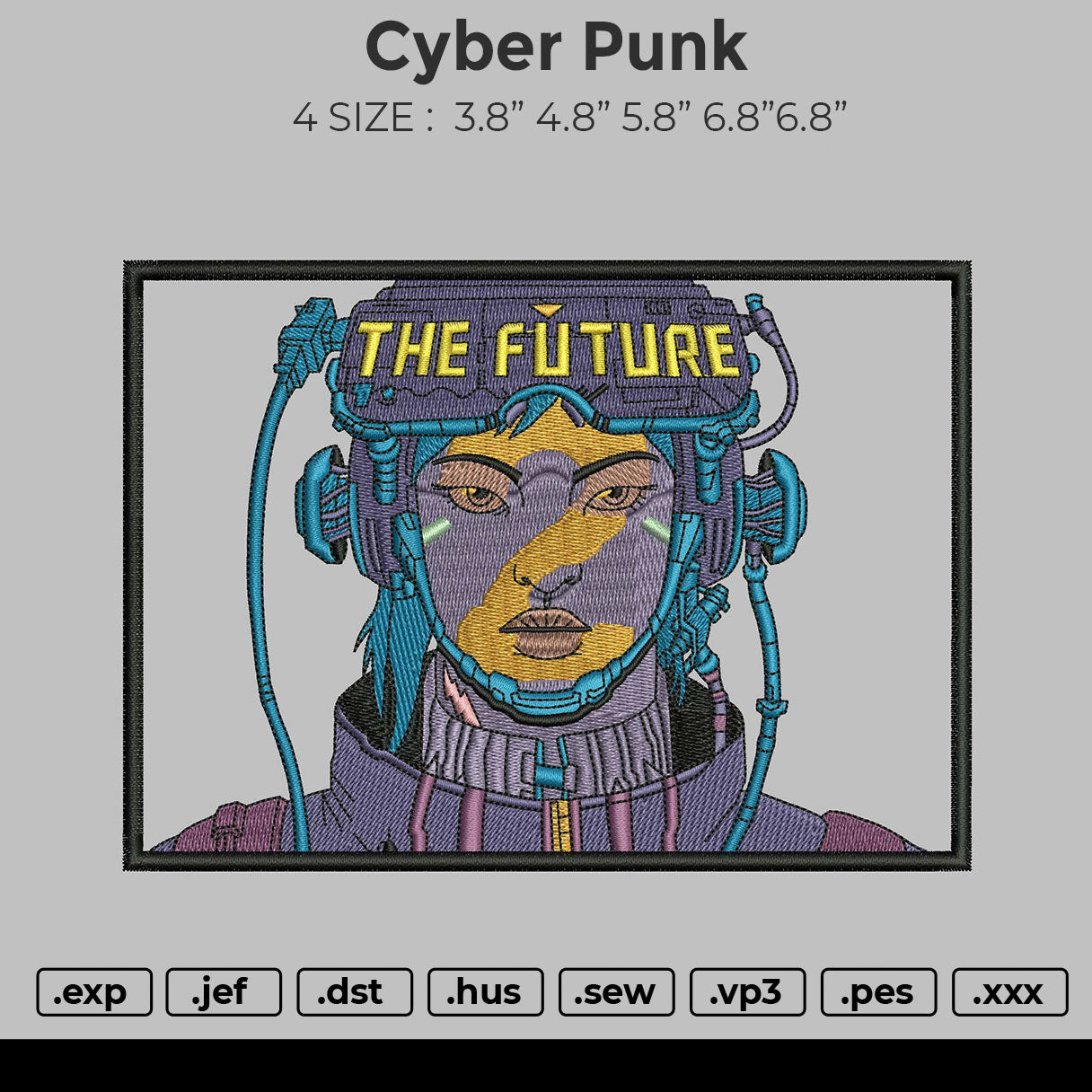 Cyber Punk Embroidery – embrostudio