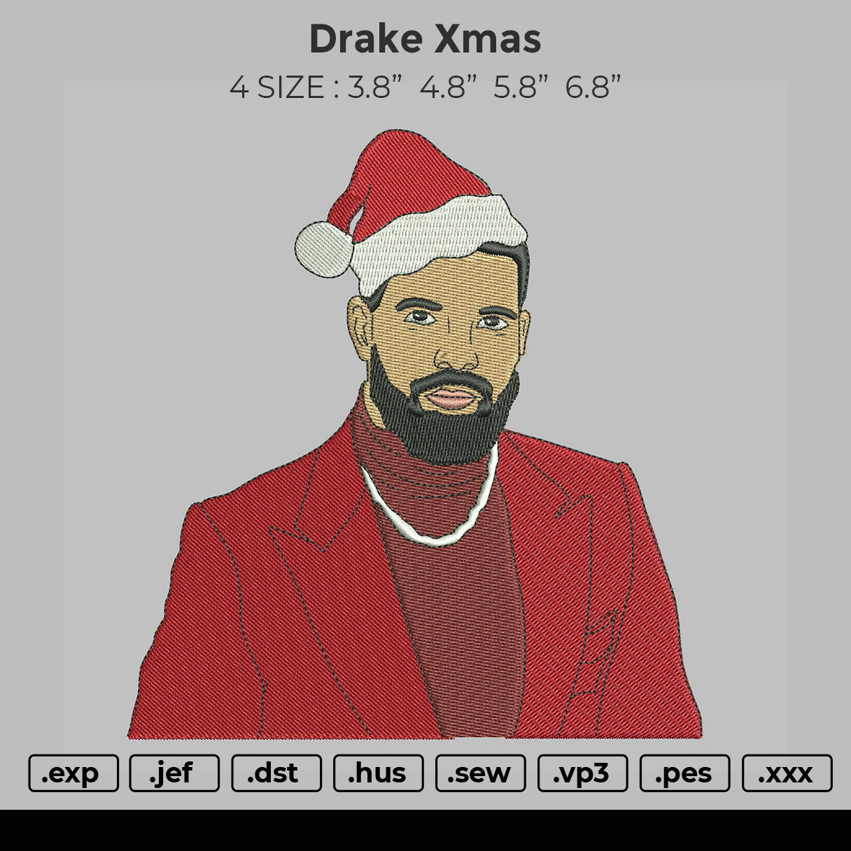 Drake Xmas Embroidery – embrostudio