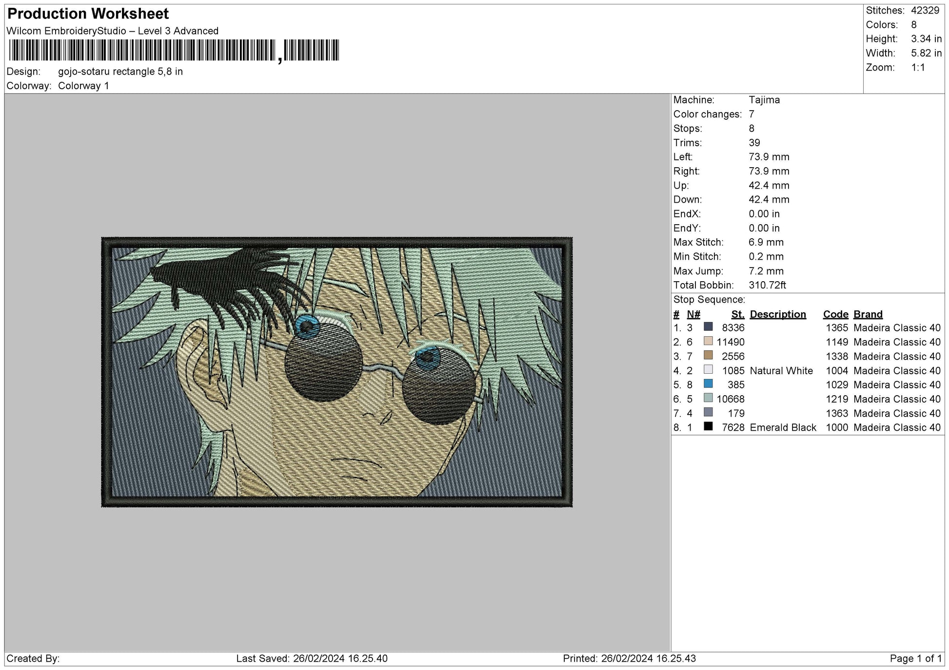 Gojo Rectangle 2402 Embroidery File 6 sizes – embrostudio