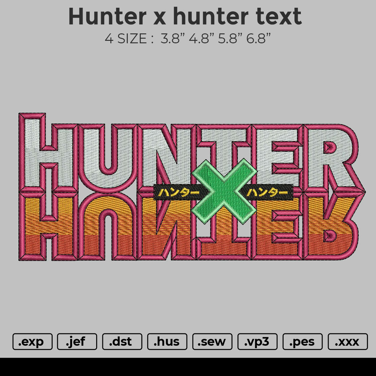 Hunter X Hunter Text – embrostudio