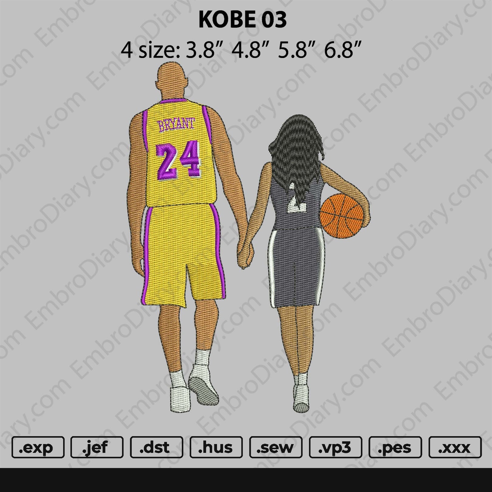 Kobe 03 Embroidery – embrostudio