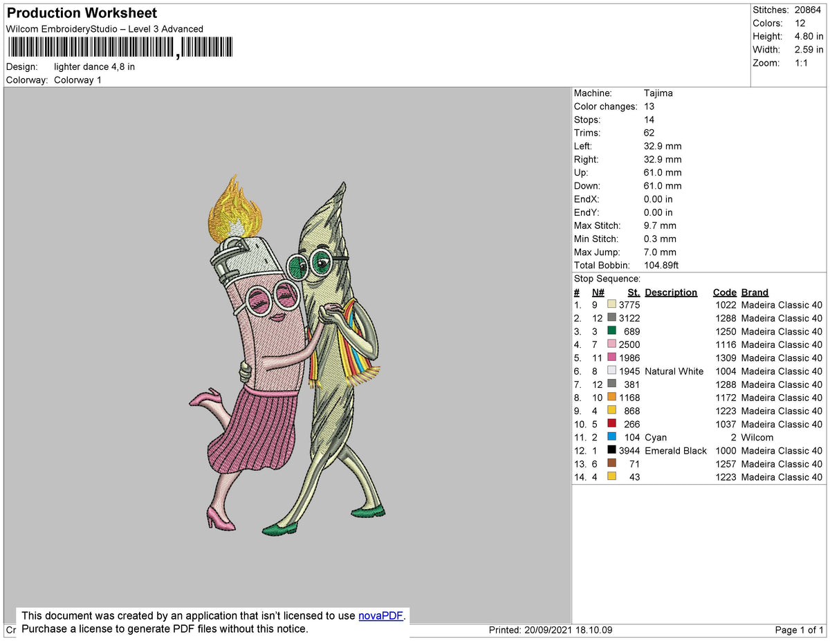 Lighter Dance Embroidery – embrostudio