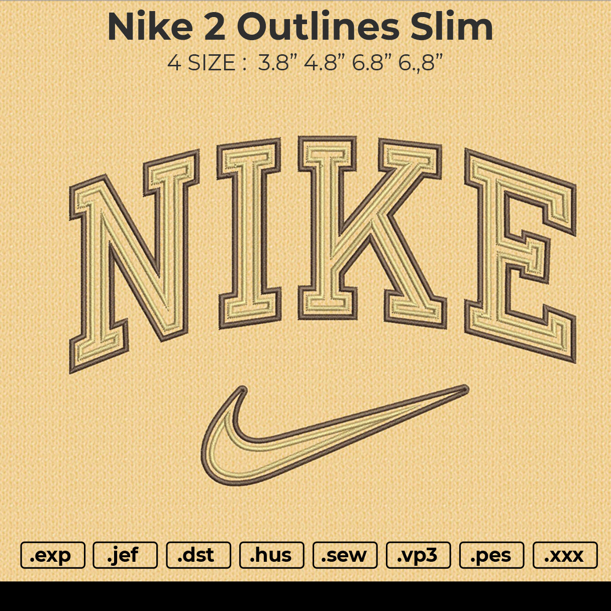 Nike 2 Outlines slim – embrostudio