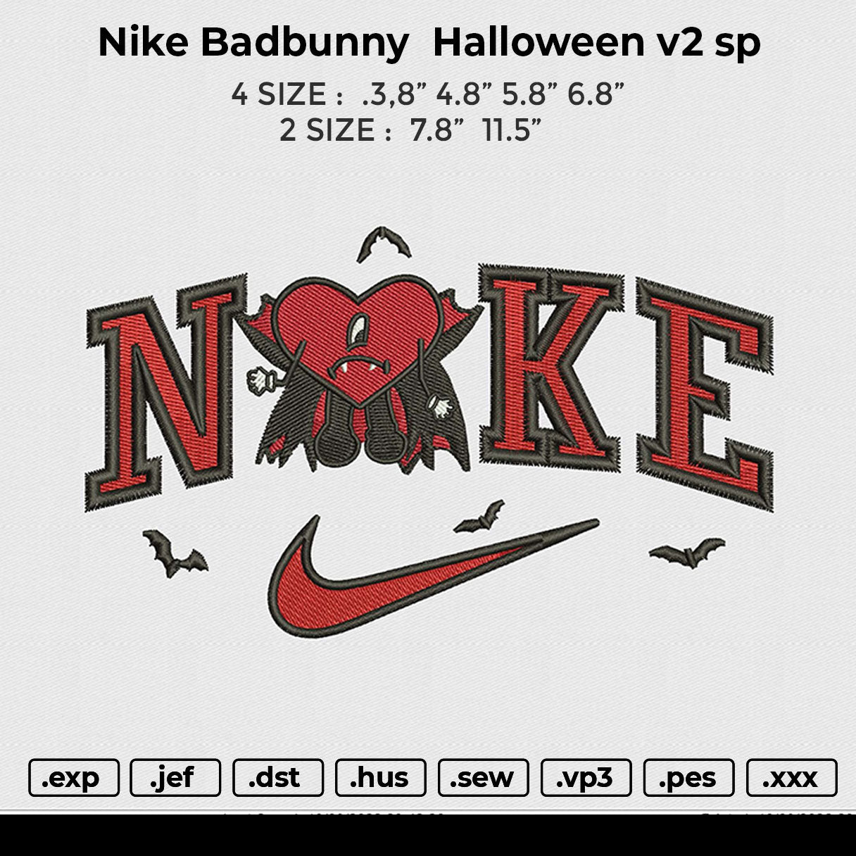 Nike Badbunny Halloween v2 – embrostudio