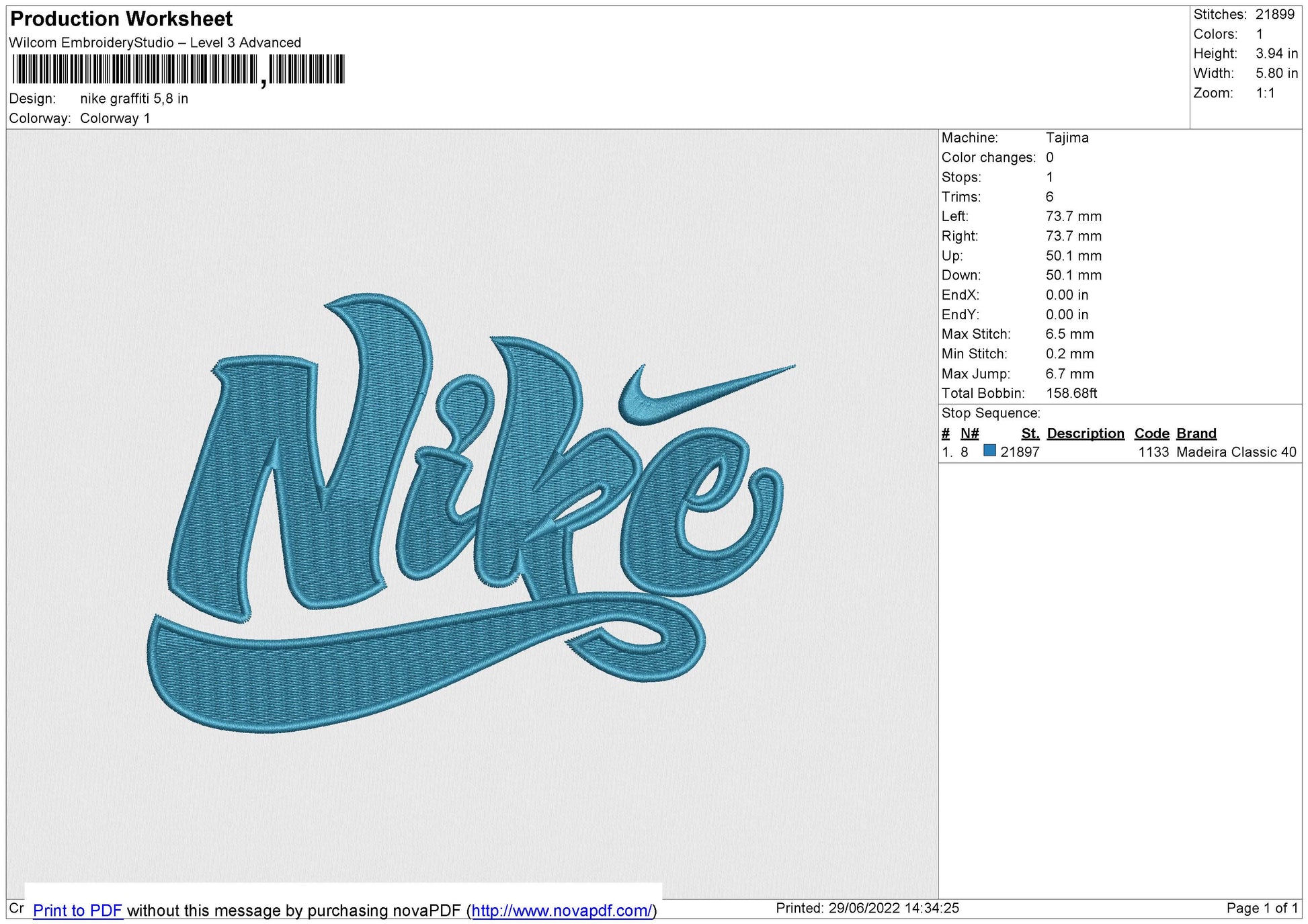 Nike Graffiti Embroidery – embrostudio
