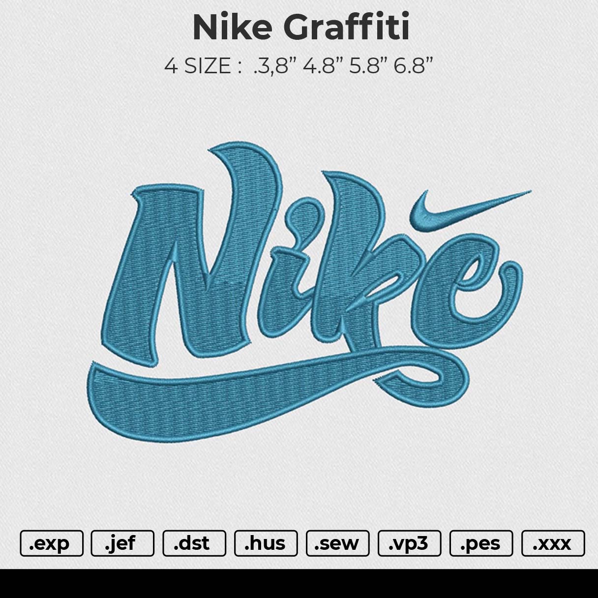 Nike Graffiti Embroidery – embrostudio