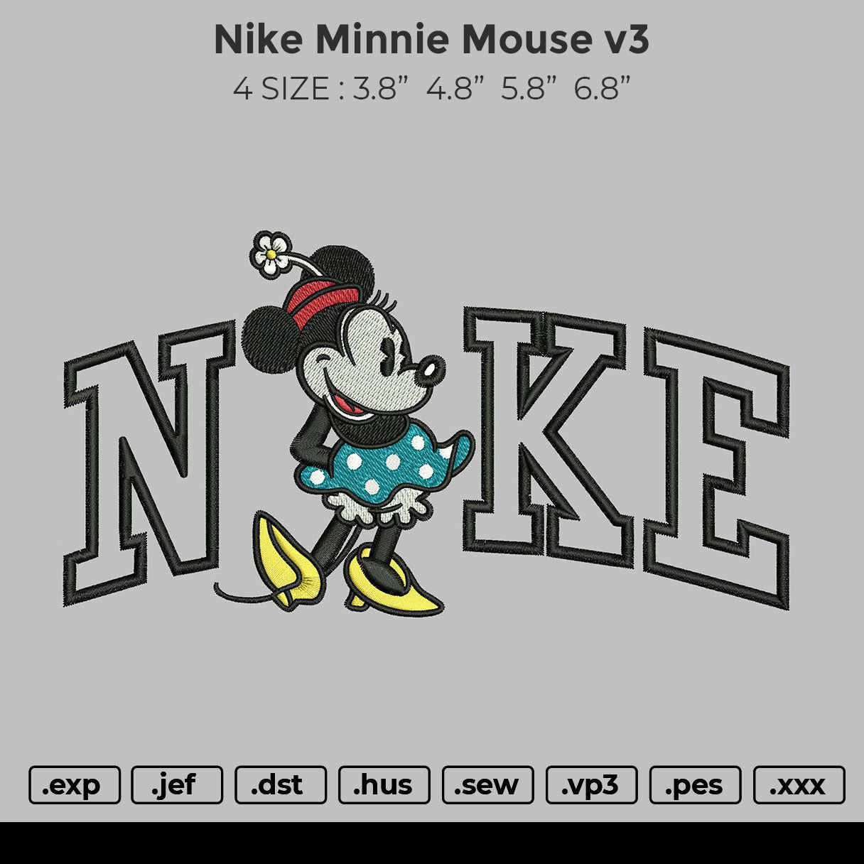 Nike Minnie Mouse V3 – embrostudio