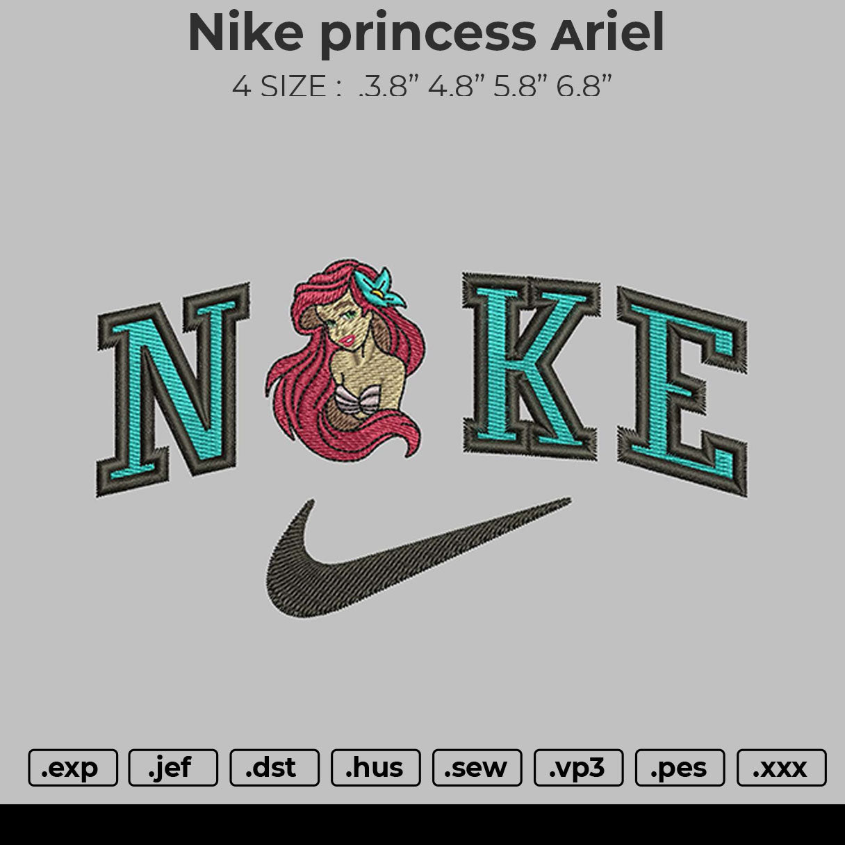 Nike Princess Ariel – embrostudio