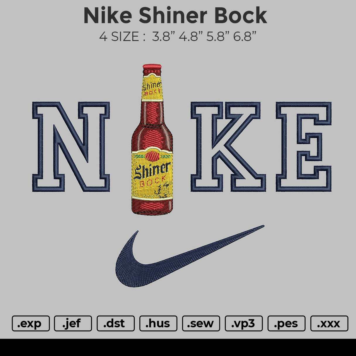 Nike Shiner Bock Embroidery – embrostudio
