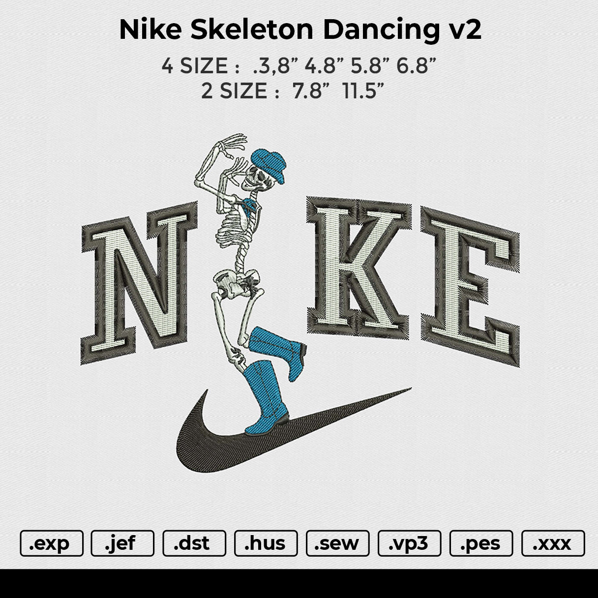 Nike Skeleton Dancing v2 – embrostudio