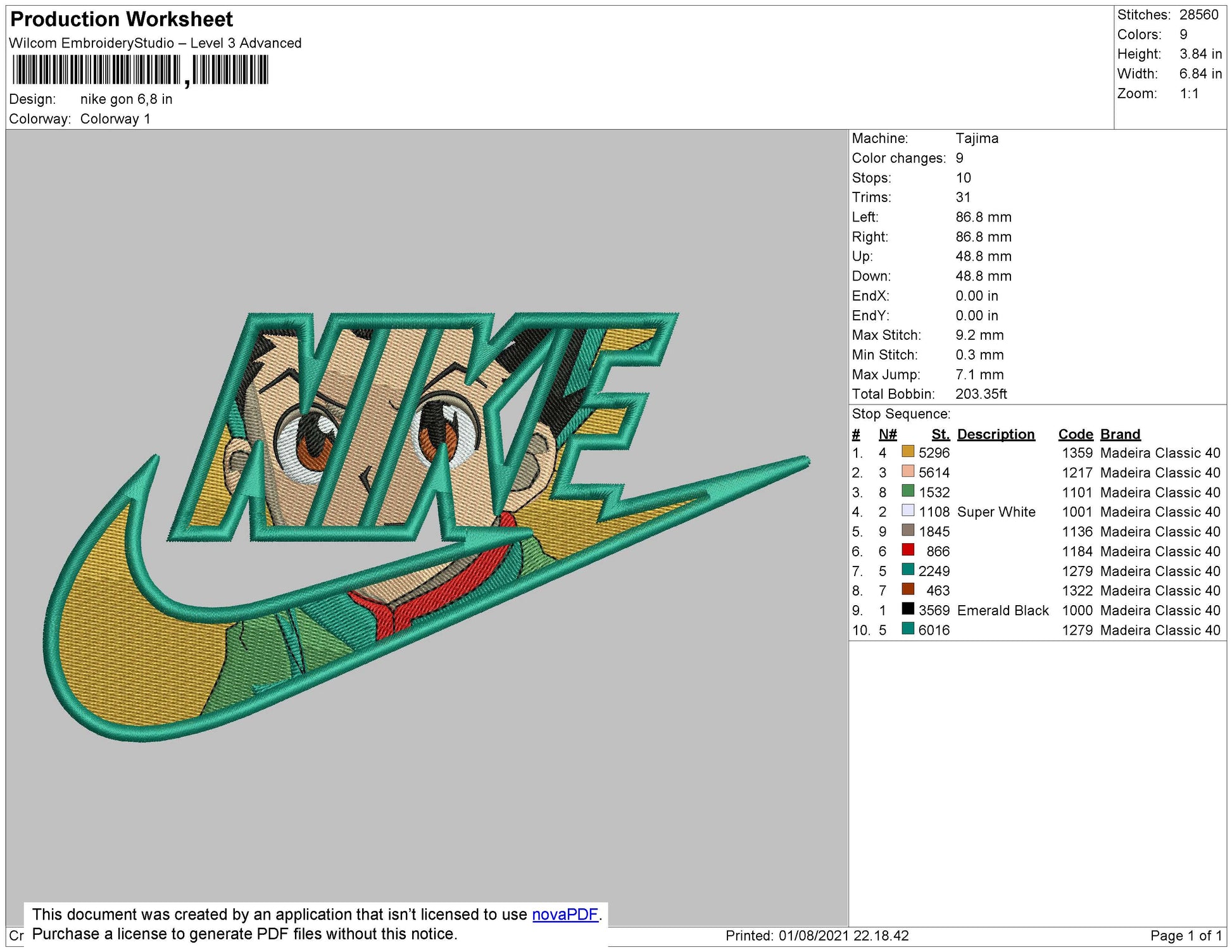 Nike Gon Embroidery – embrostudio