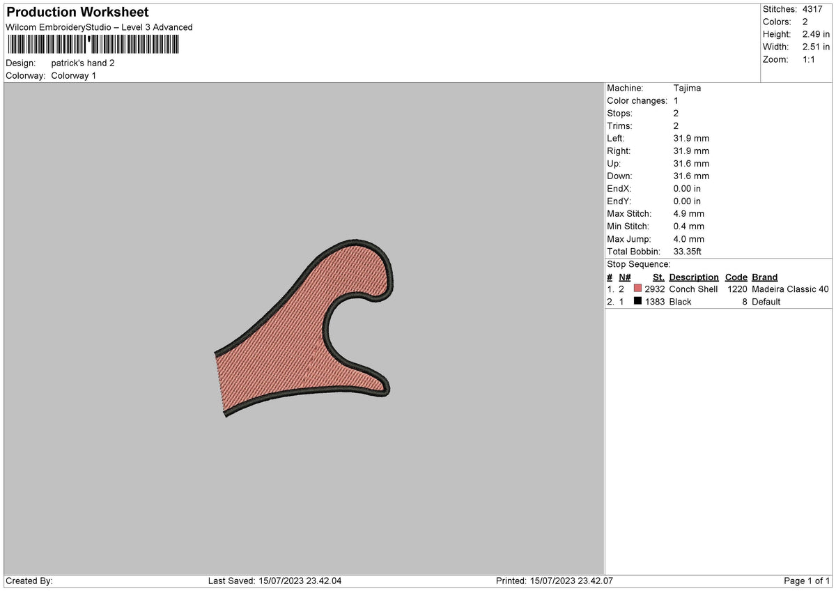 Petrick Hand Embroidery File 6 sizes – embrostudio