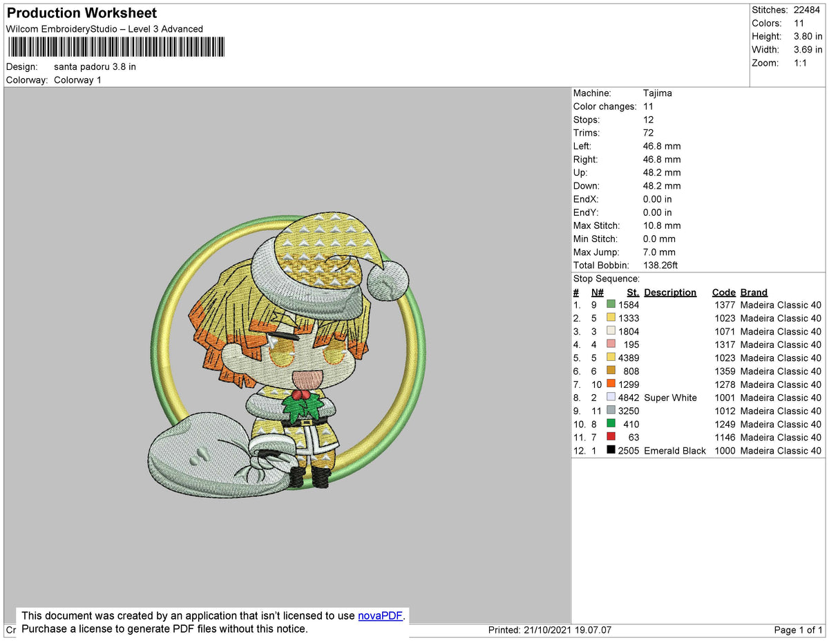 Santa Paduro Embroidery – embrostudio