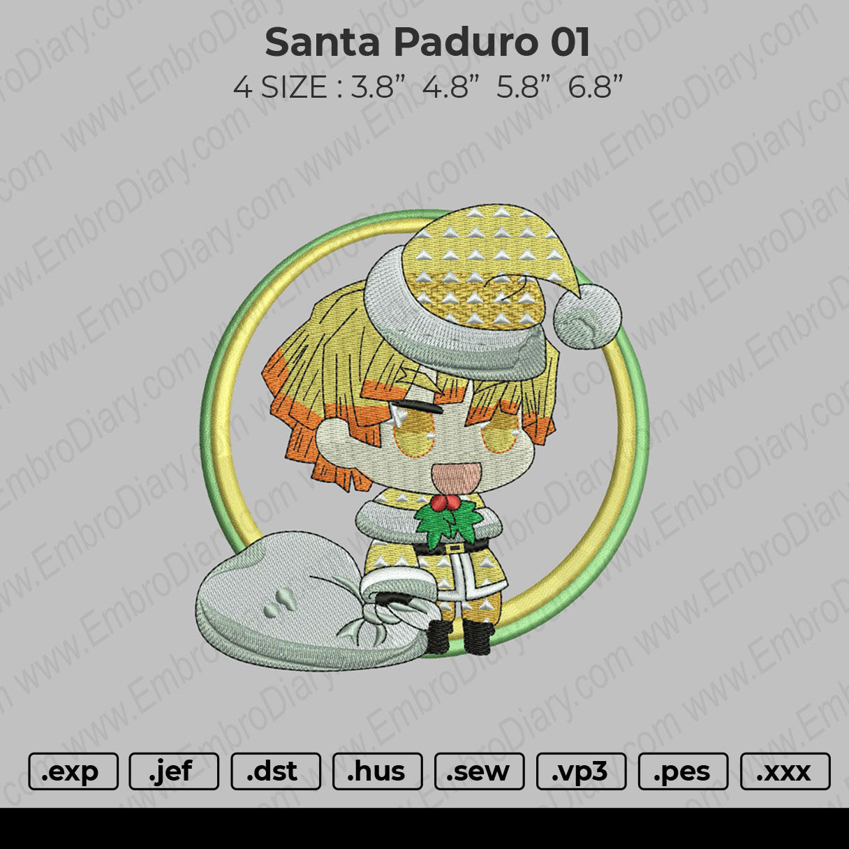 Santa Paduro Embroidery – embrostudio