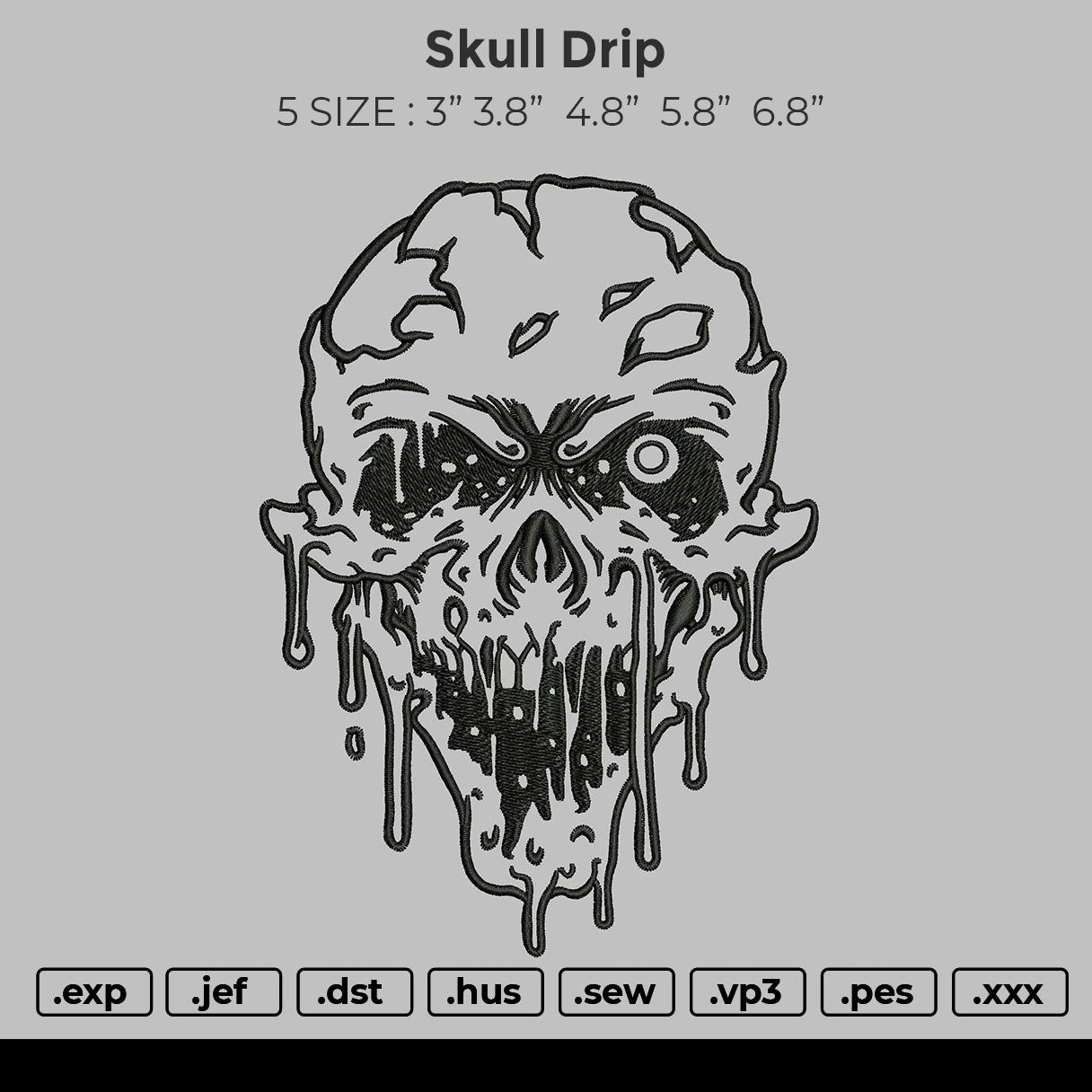 Skull Drip – embrostudio