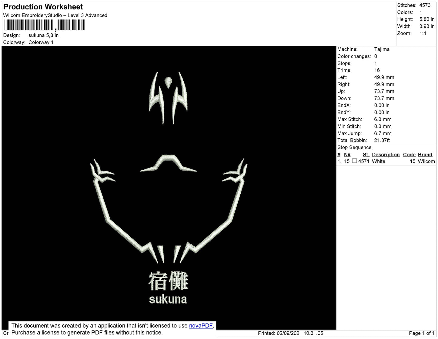 Sukuna Line – embrostudio