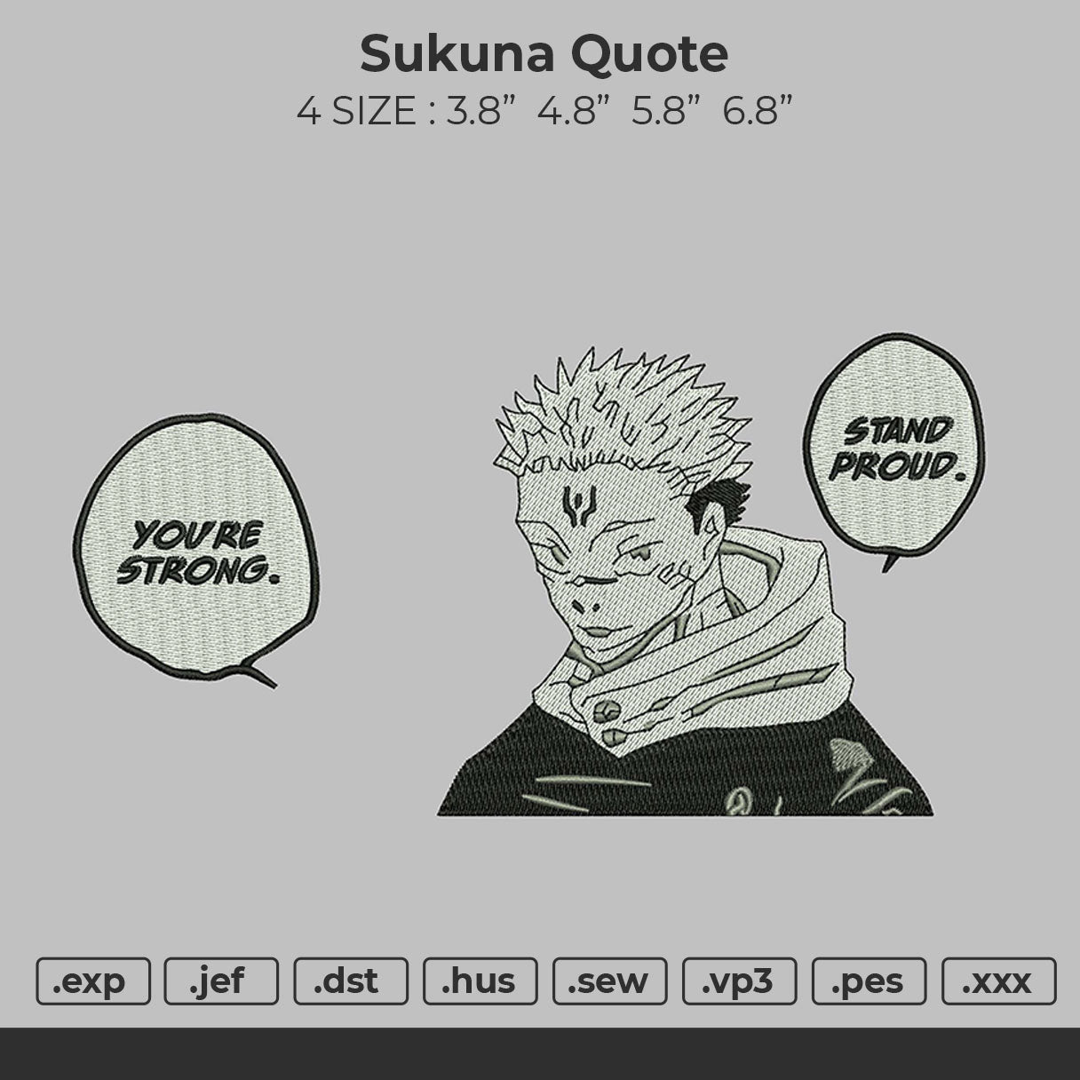 Sukuna Quote – embrostudio