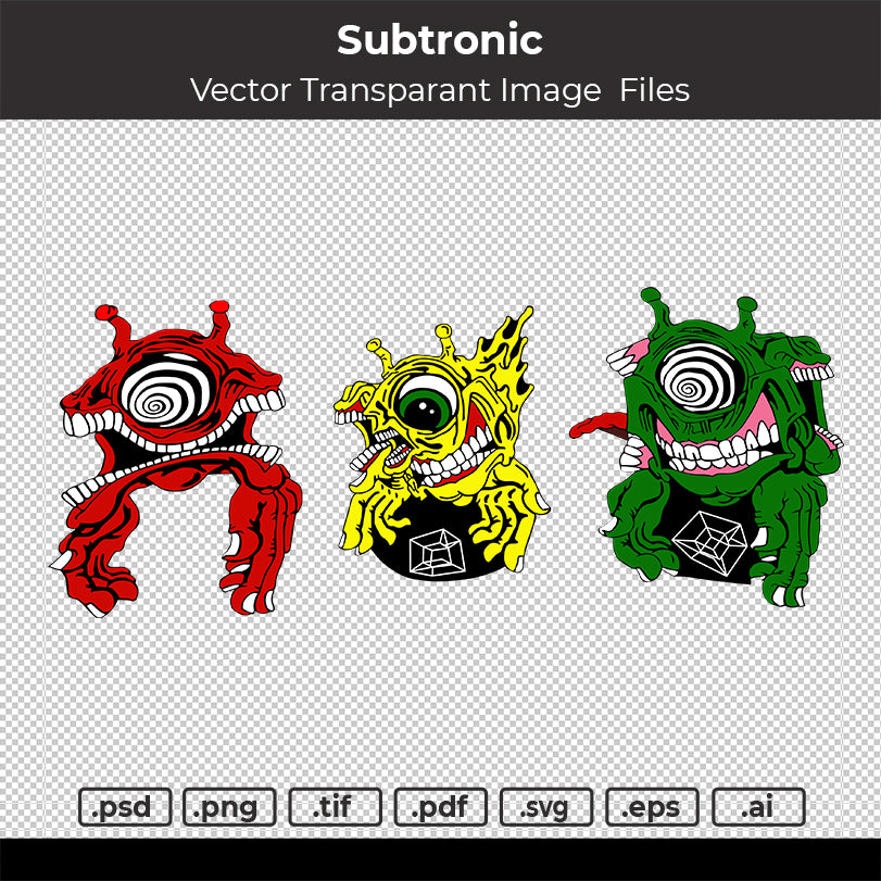 3 Character Subtronic – embrostudio
