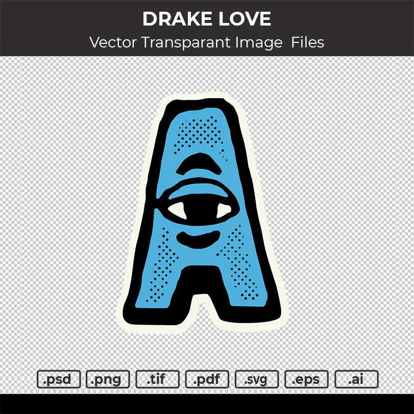 DRAKE LOVE VECTORIZE – embrostudio