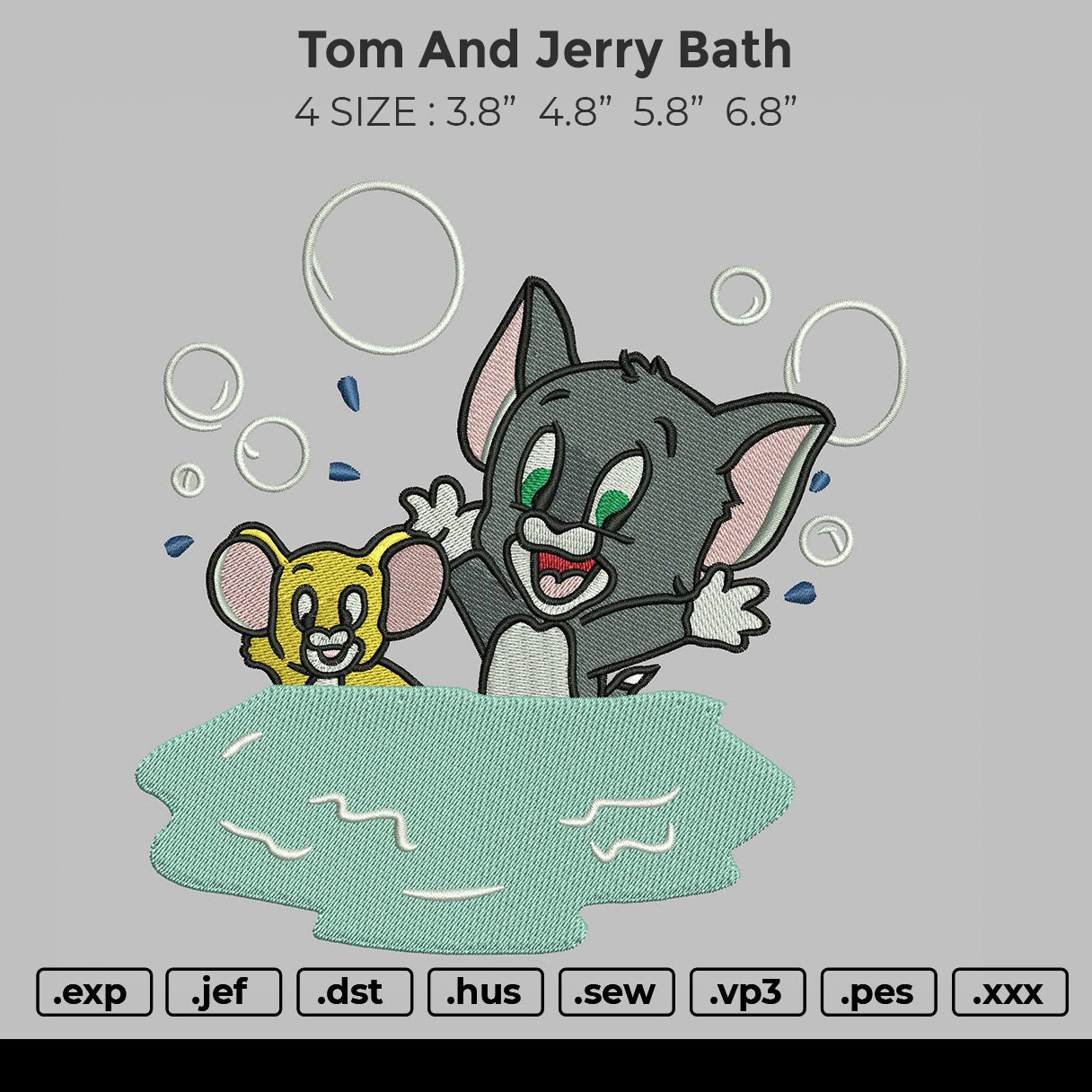 Tom And Jerry Bath – embrostudio