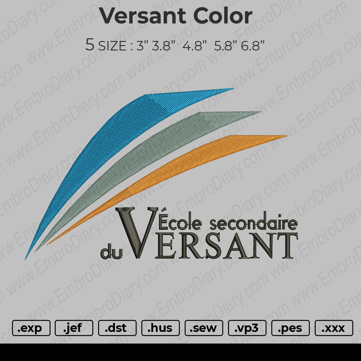 Versant Color Embroidery – embrostudio