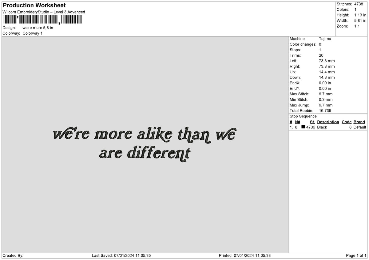 Different Text Embroidery File 6 sizes – embrostudio