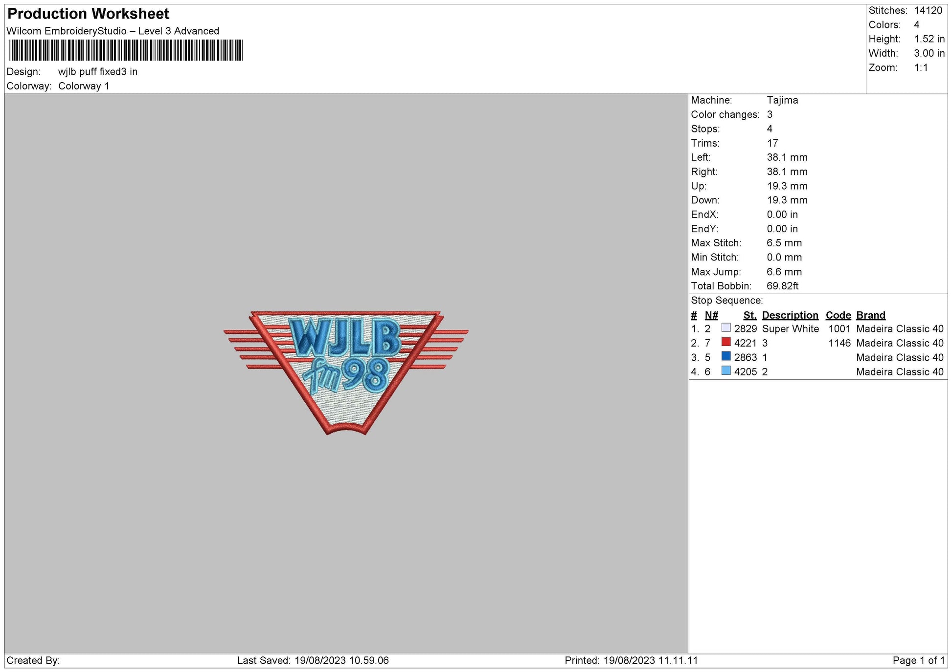 Wjlb Puff Embroidery File 6 sizes – embrostudio
