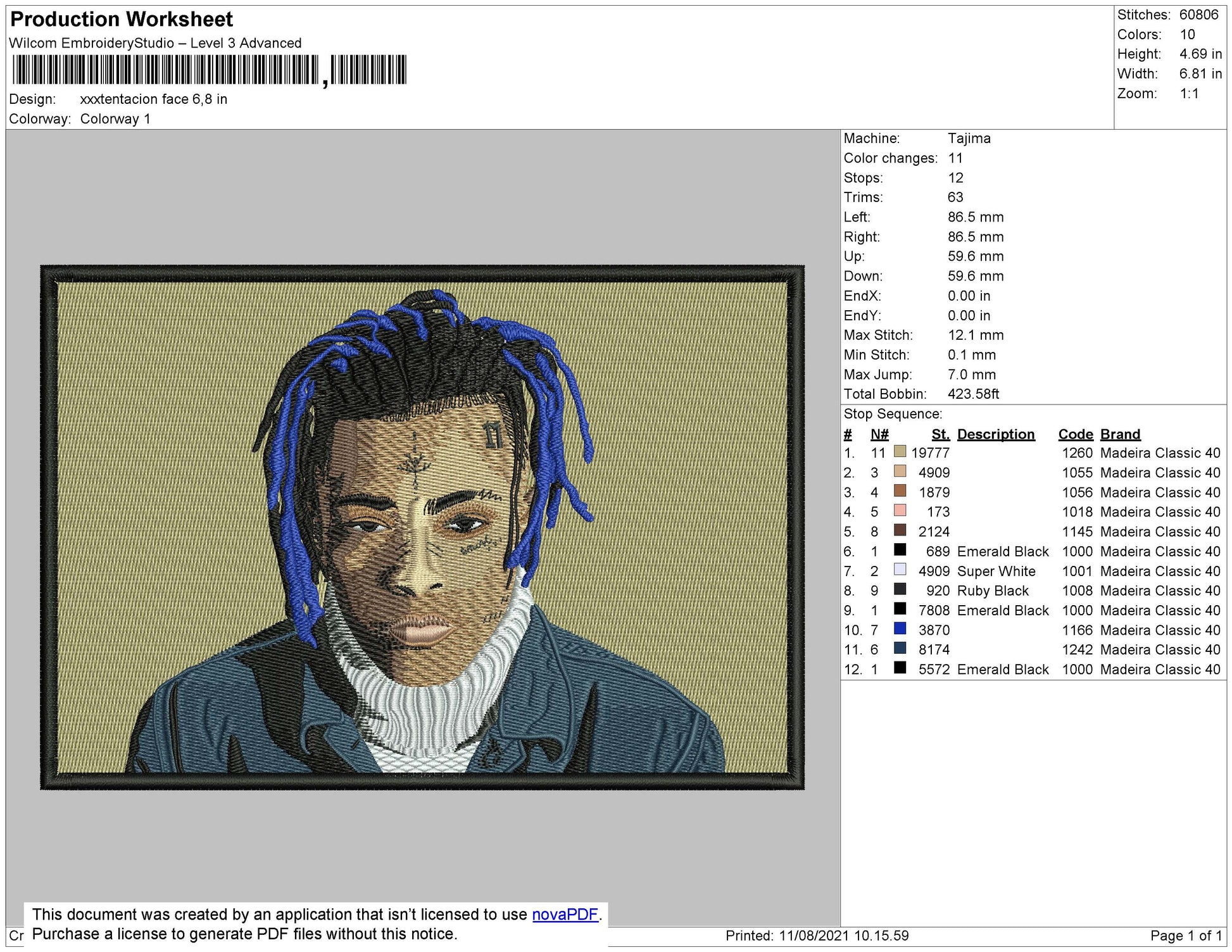 Xxxtentaction Face Embroidery – embrostudio