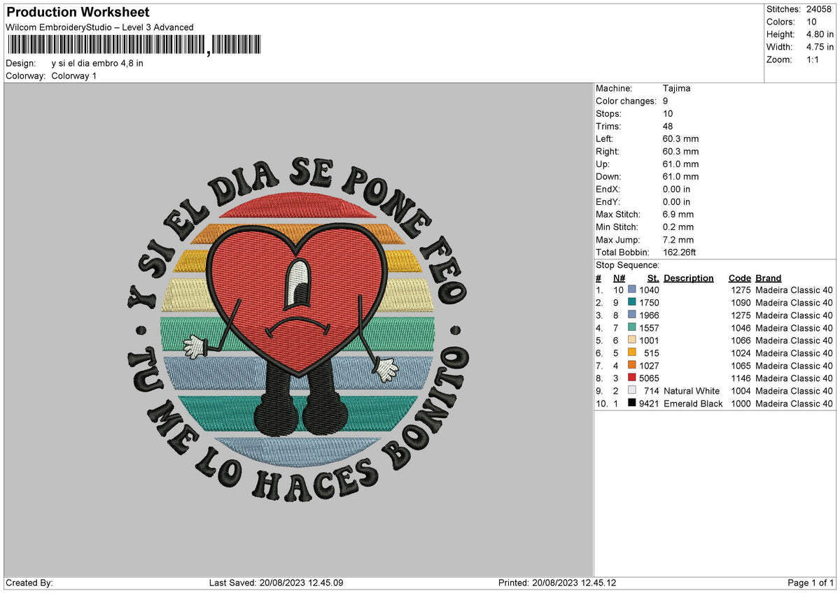 Y Si El Embro Embroidery File 6 sizes – embrostudio